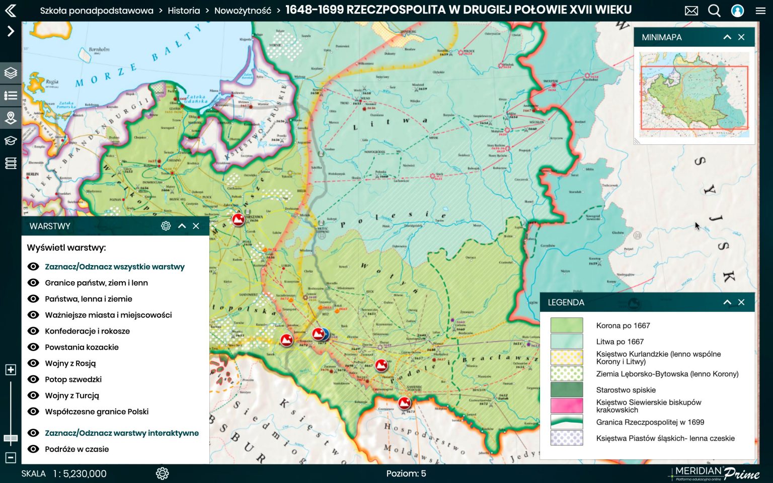 Mapy z okresu nowożytności - historia Polski
