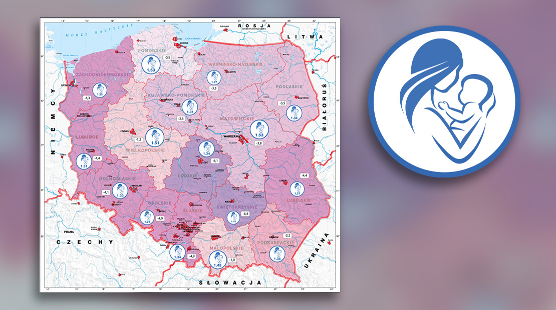 Demografia Polski - nowa mapa w dziale GEOGRAFIA
